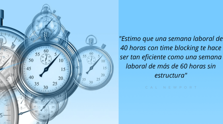 Time Blocking: el método definitivo para mejorar tu productividad